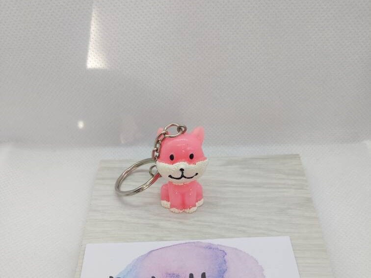 Cat Keyrings/cats/pink Cat/grey Cat/3d Keyrings/3d Cats/cat Keyring ...