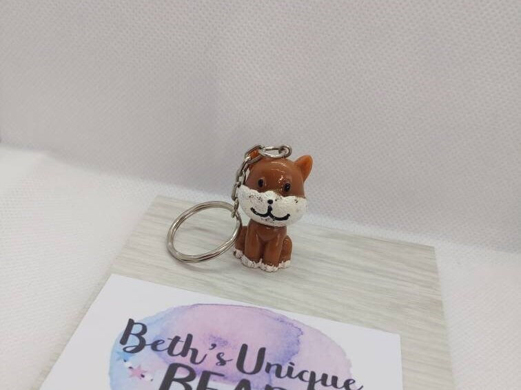 Cat Keyrings/cats/pink Cat/grey Cat/3d Keyrings/3d Cats/cat Keyring ...