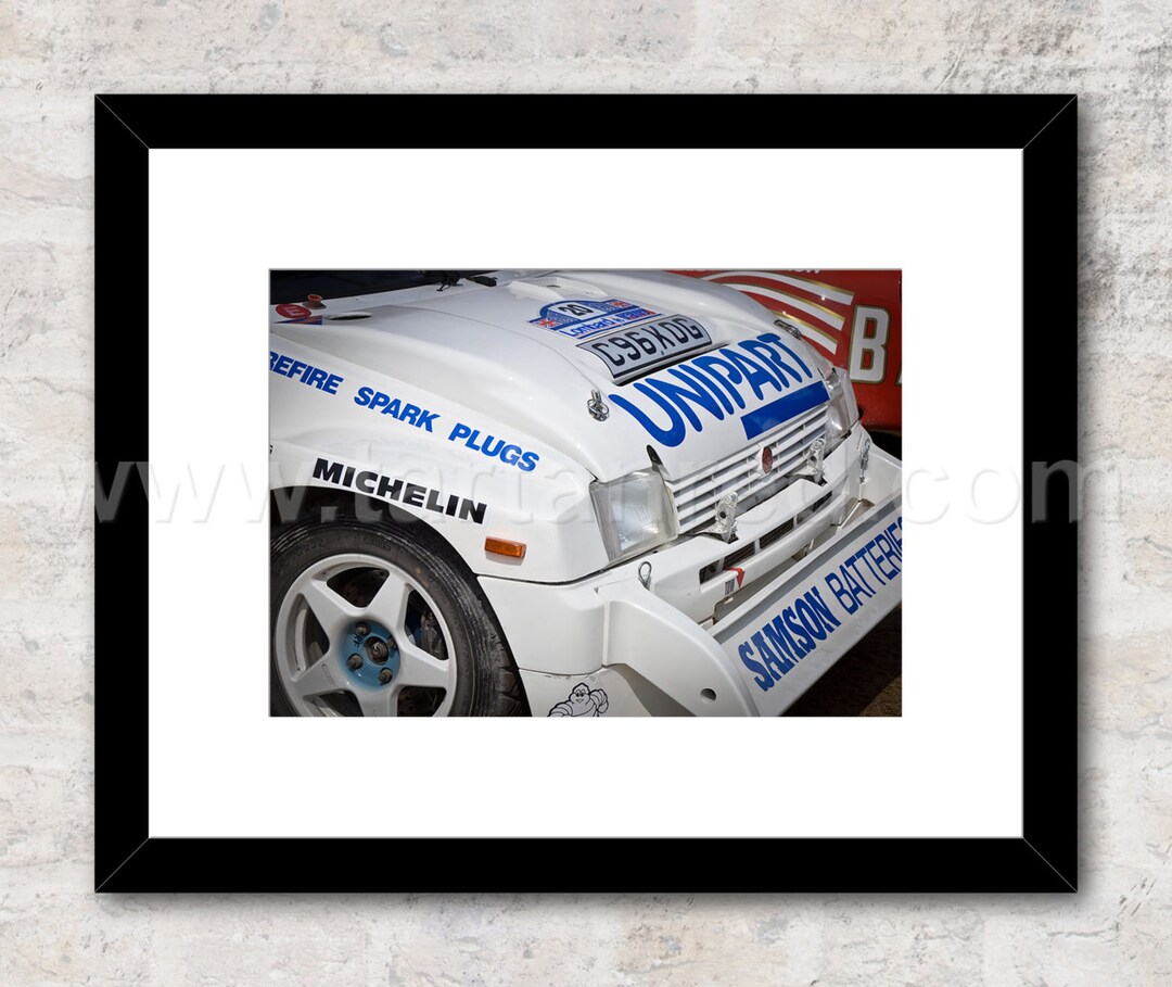 Print From Original Photograph of a MG Metro 6R4 Group B Rally Car ...