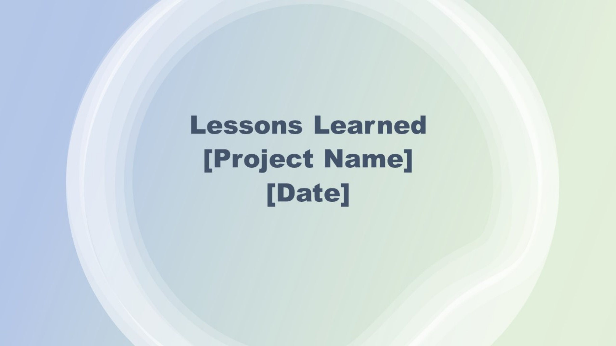 Lessons Learned Template Document Powerpoint Simple Project Management ...