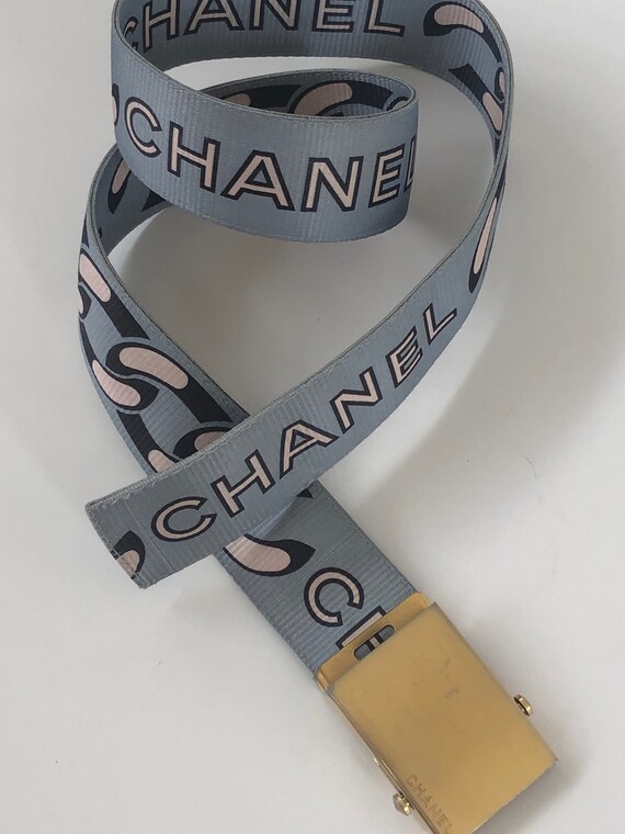 Vintage 90's CHANEL Monogram Letter Logos Iconic Webb… - Gem