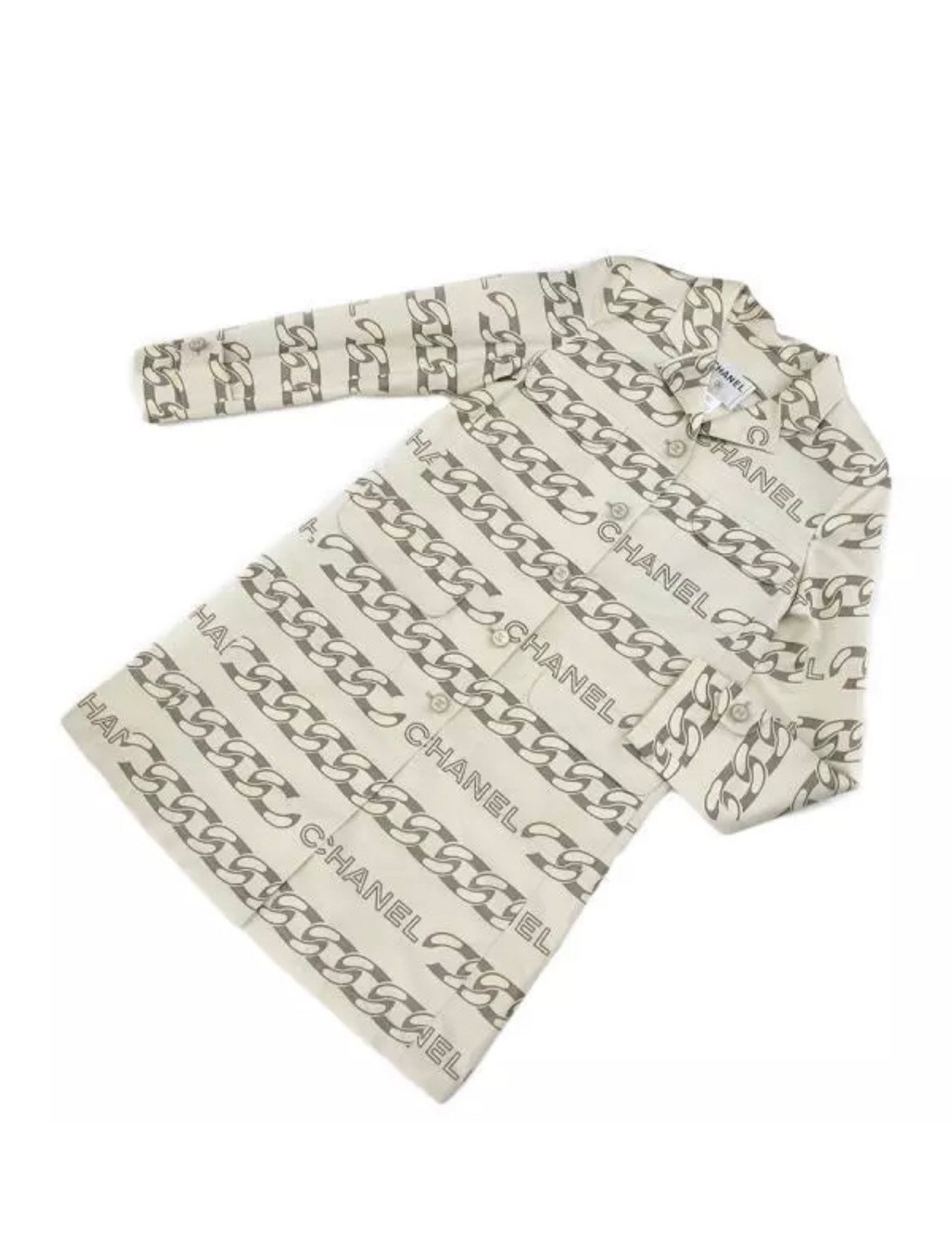 Vintage CHANEL Logo Mania Chanel CC CHAINS Logos & Chanel - Etsy