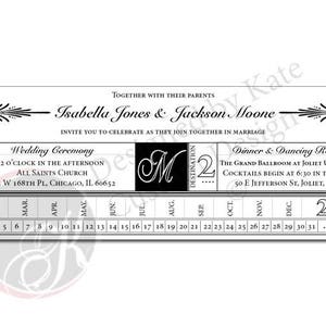 Vintage Train Ticket Wedding Invitation Set - Etsy
