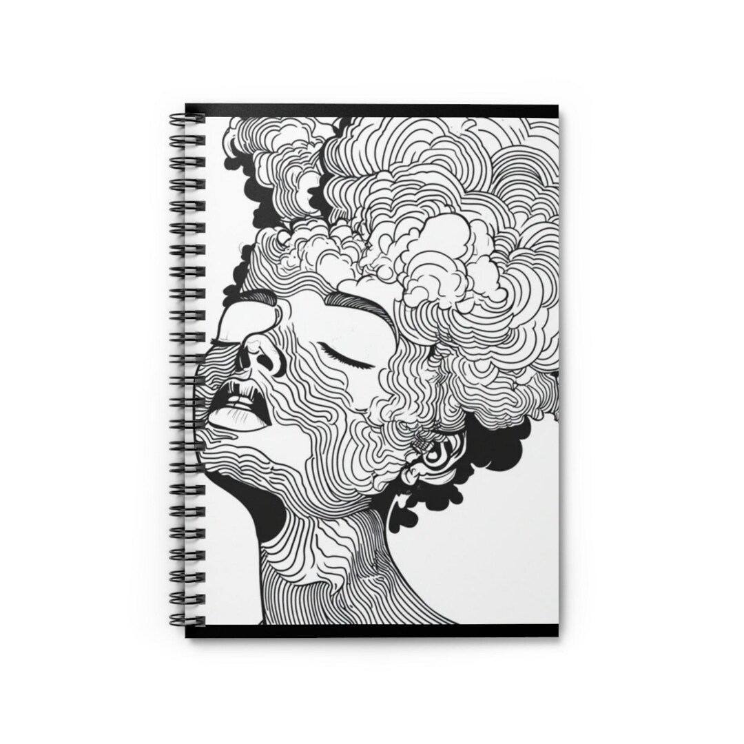 Artistic Spiral Notebook - Ruled Lines, Ideal for Writers, Sketchers ...