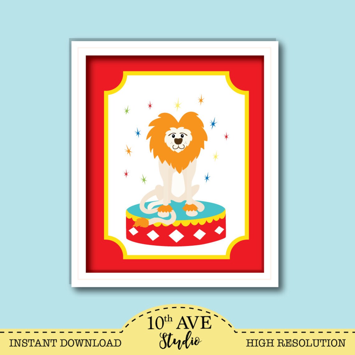 Carnival Circus 8x10 Instant Download Print Your Own Wall Art | Etsy