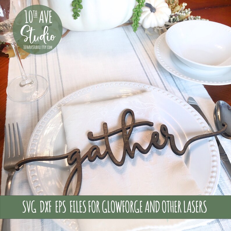 Place Setting Plate Words Bundle 16 Words Standard and - Etsy