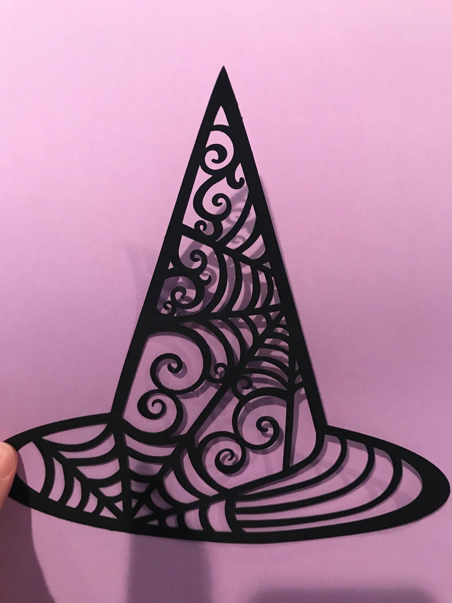 Fancy Spider Web and Flourishes Witch Hat Svg/png/dxf/eps | Etsy