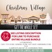 Christmas Village Lamp Post and Trees Set SVG DXF EPS Cut Files for ...