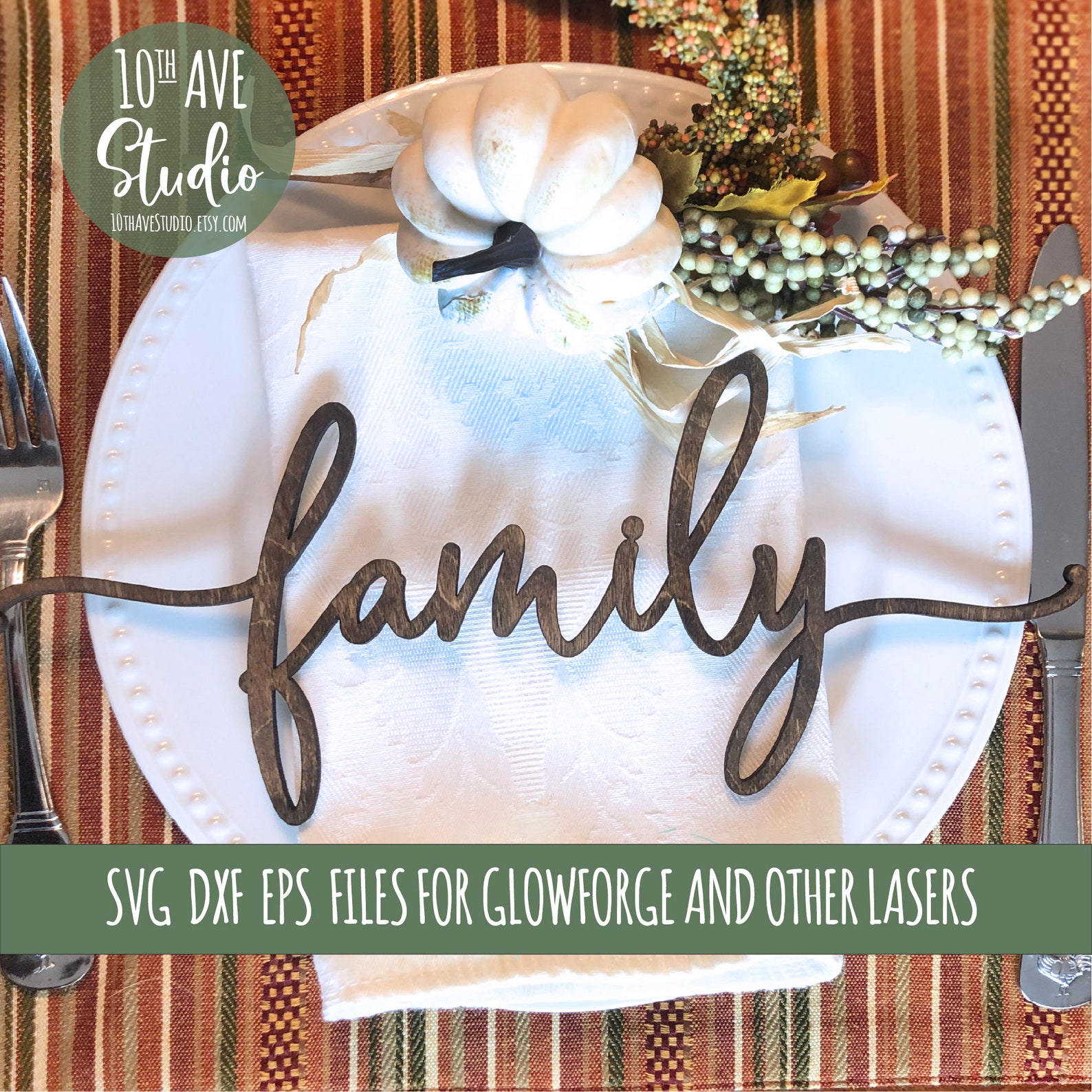 Place Setting Plate Words Bundle 16 Words Standard and - Etsy