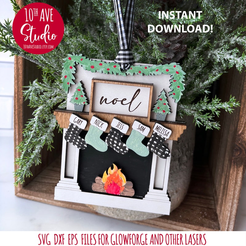 Boss Ornament Laser Cut - Etsy