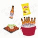 Football Super Bowl Party Clipart EPS and PNG Tailgate Vector Graphics ...