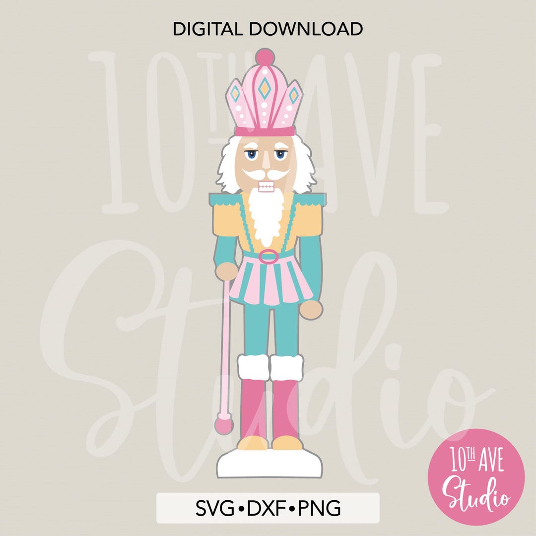 Nutcracker SVG/DXF/PNG Clipart Coquette Christmas Cute Girly ...