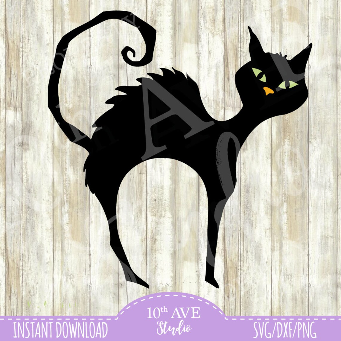 Halloween Spooky Black Cat Multi Layer Color Svg/png/dxf - Etsy