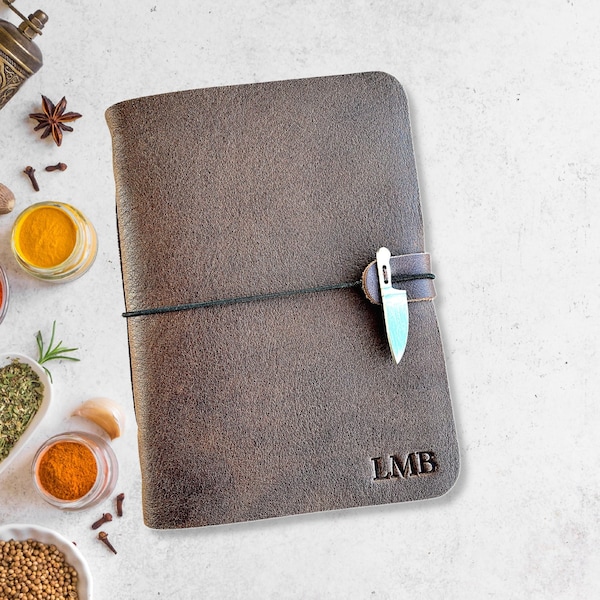 Leather Recipe Book - Etsy