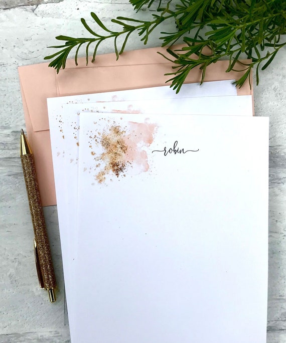 Letter Writing Stationery Set Personalized Perfect Letter | Etsy