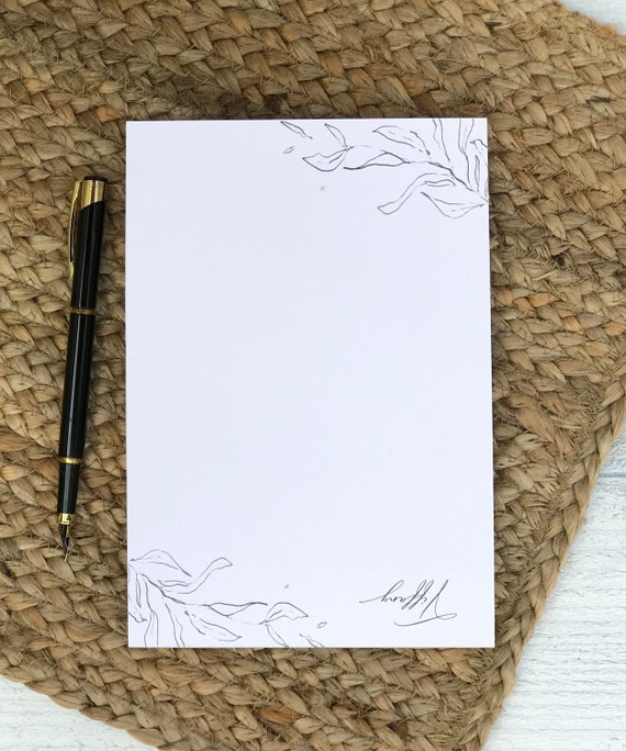 Personalized Notepad Custom Notepad Design 22 Etsy 