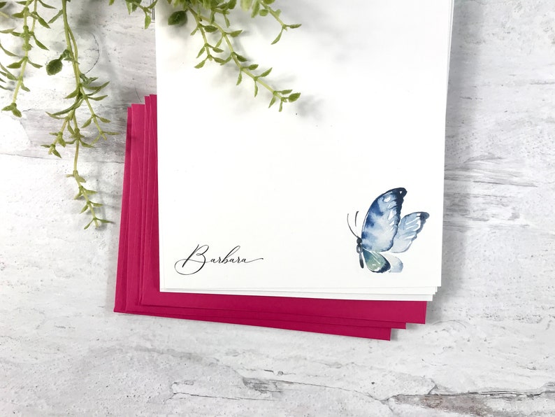 Butterfly Letter Writing Stationery Set Personalized Perfect Letter ...