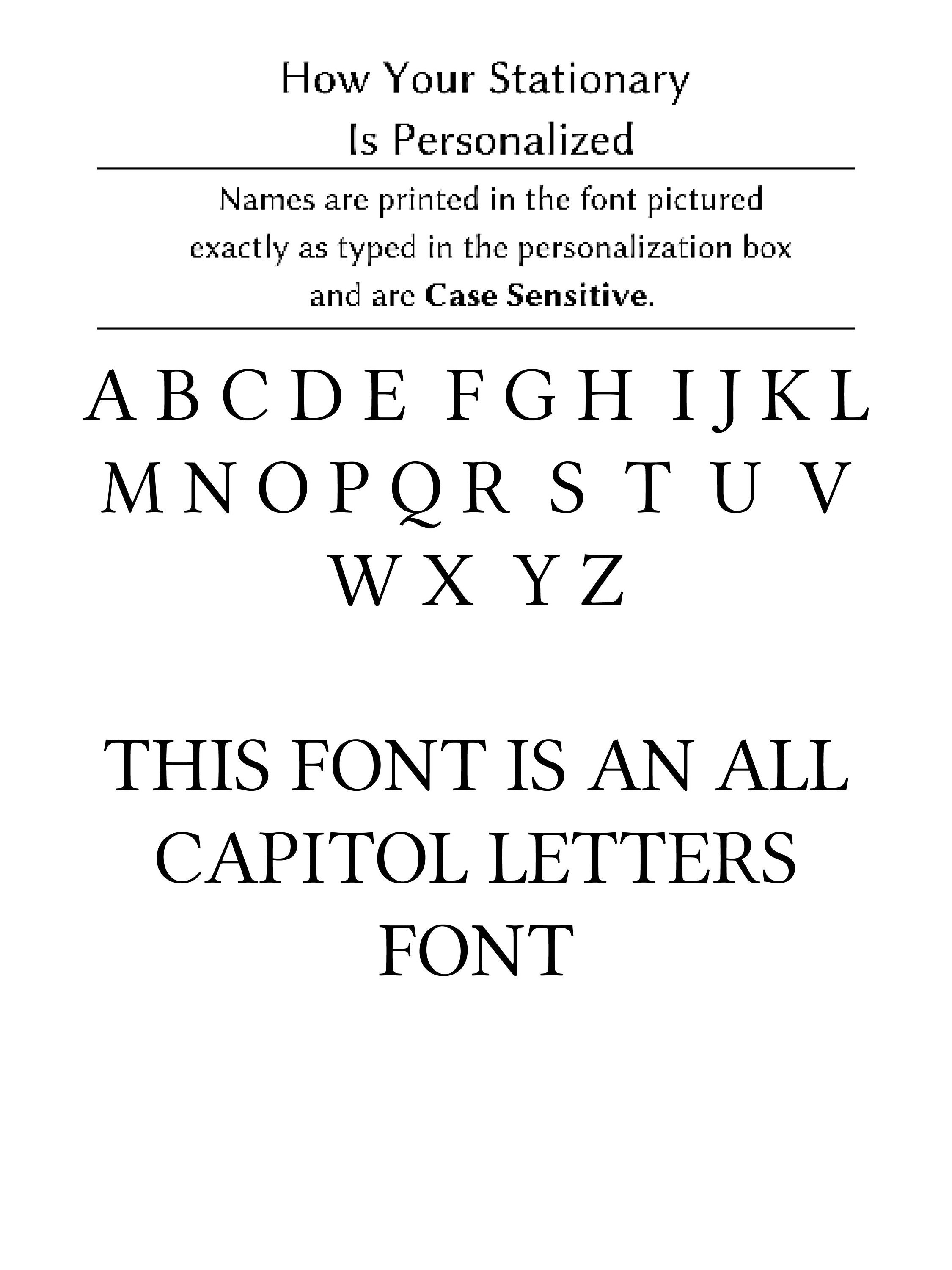 Personalized Note Cards with Envelopes Deckled Edge Stationary | Etsy