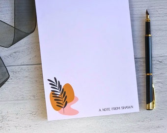 Custom Notepad Name and Initials // 50 Sheets per Stack - Etsy