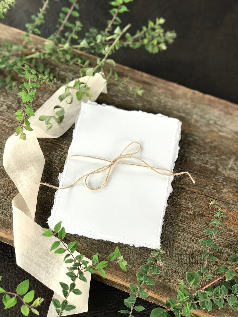 Deckled Edge Paper Hand Torn 135lb/290gsm Great for - Etsy