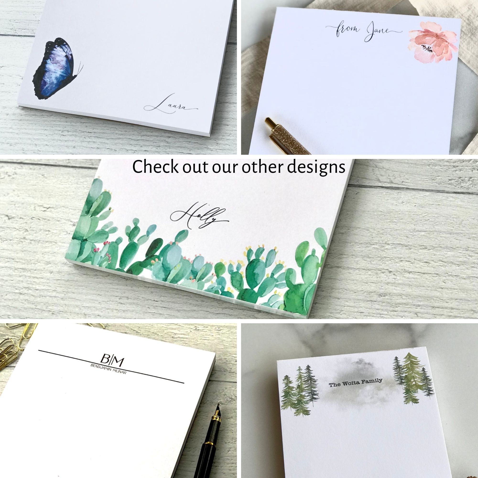 Personalized Galaxy Notepad Custom Notepad Design 38 - Etsy