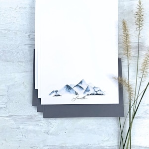 Mountain Letter Writing Stationery Set Personalized Perfect Letter ...