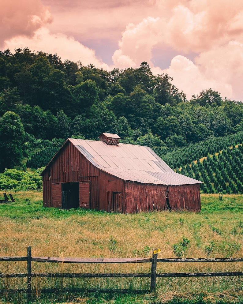 Barn in Countryside (photo Print) - Etsy
