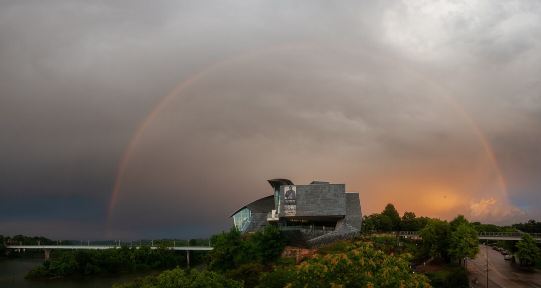 Chattanooga Rainbow Photo Print: Hunter Art Museum, Downtown Decor - Etsy
