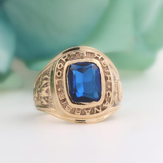 Canarsie High School Class Ring 1968 10k Yellow Gold … - Gem