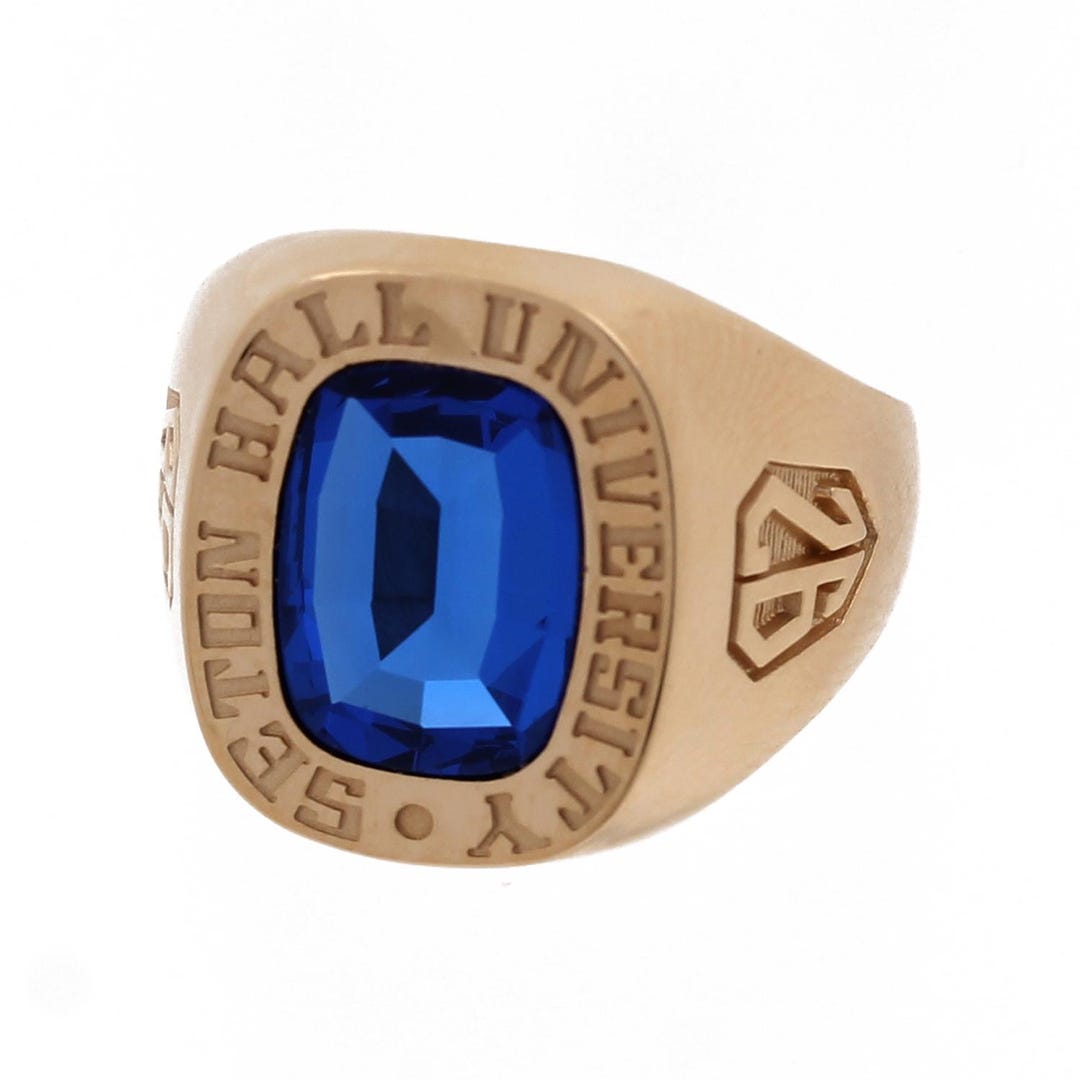 Seton Hall University Class Ring 1992 10K Yellow Gold Size 8.75 Estate ...