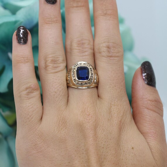 Canarsie High School Class Ring 1968 10k Yellow Gold … - Gem
