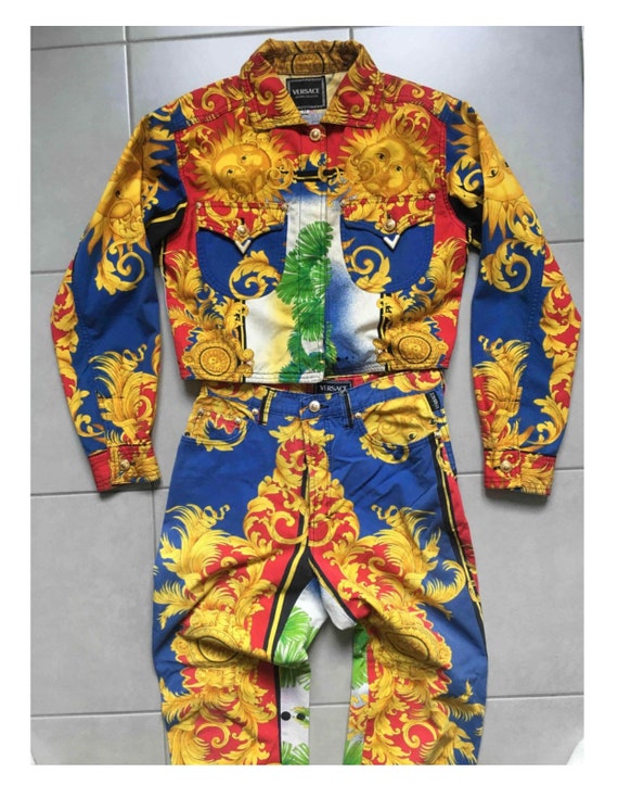 Vintage Versace Jeans Couture Set - Etsy
