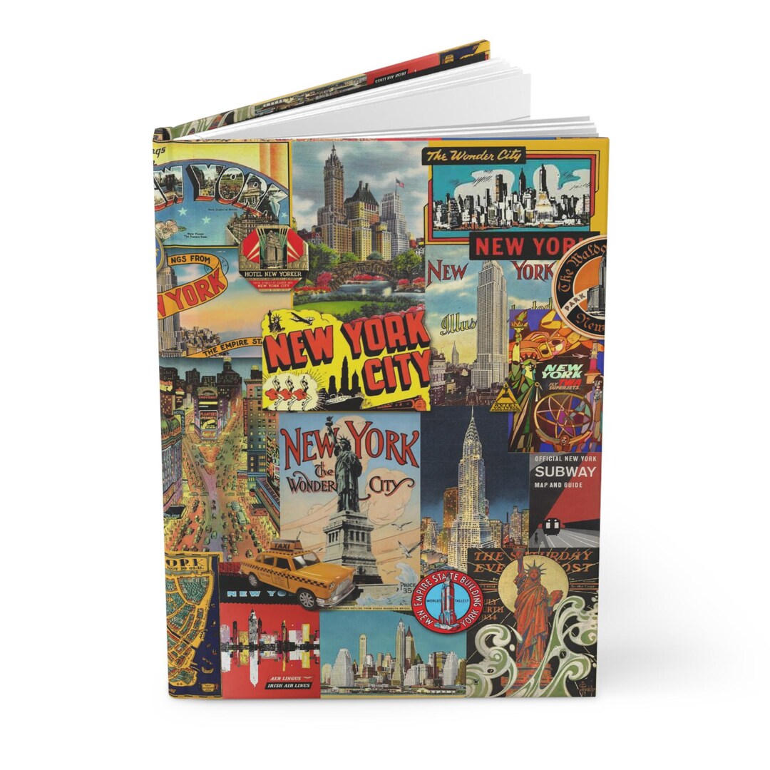 New York City Hardcover Journal: NYC Travel Diary & Sketchbook, City ...