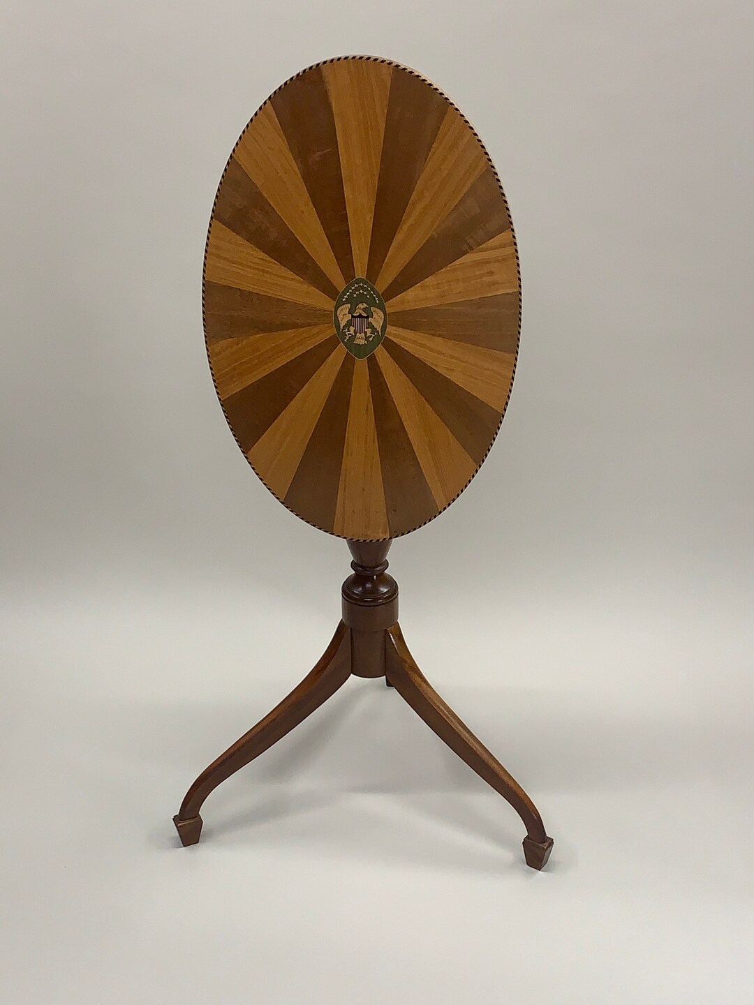 Inlaid Federal Candlestand, C 1810 - Reproduction - Etsy
