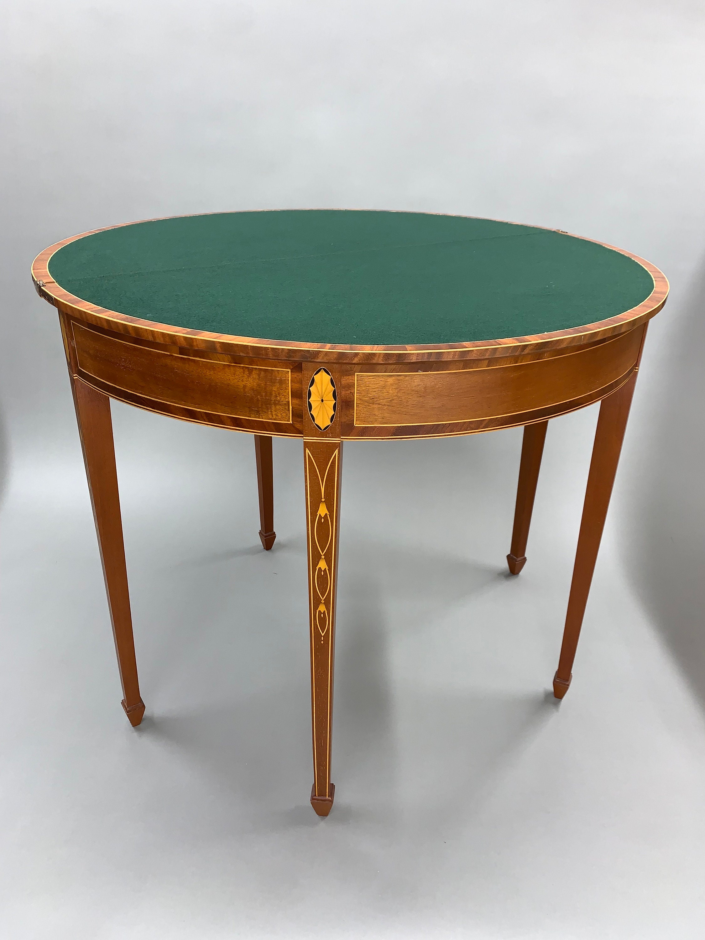 Federal NY Card Table, C. 1790 - Reproduction - Etsy
