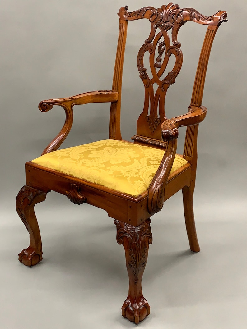Reproduction Jonathan Shoemaker Armchair, C1760 - Etsy