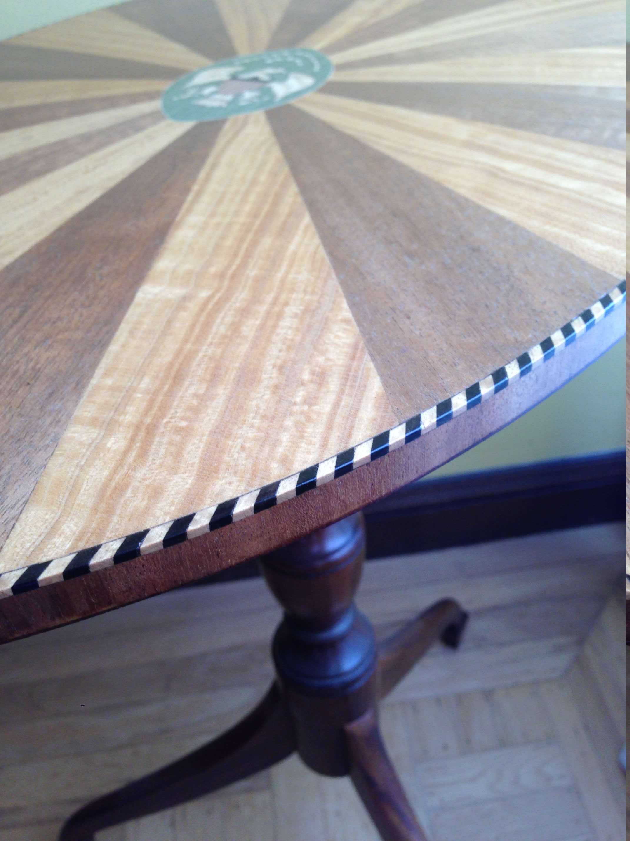 Inlaid Federal Candlestand, C 1810 - Reproduction - Etsy
