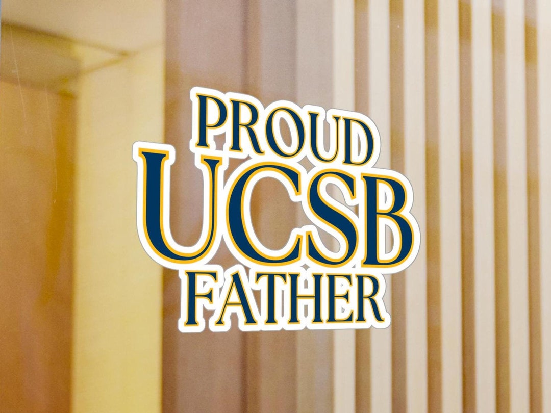 Proud UCSB Vinyl Decal, Custom University of California Santa Barbara ...