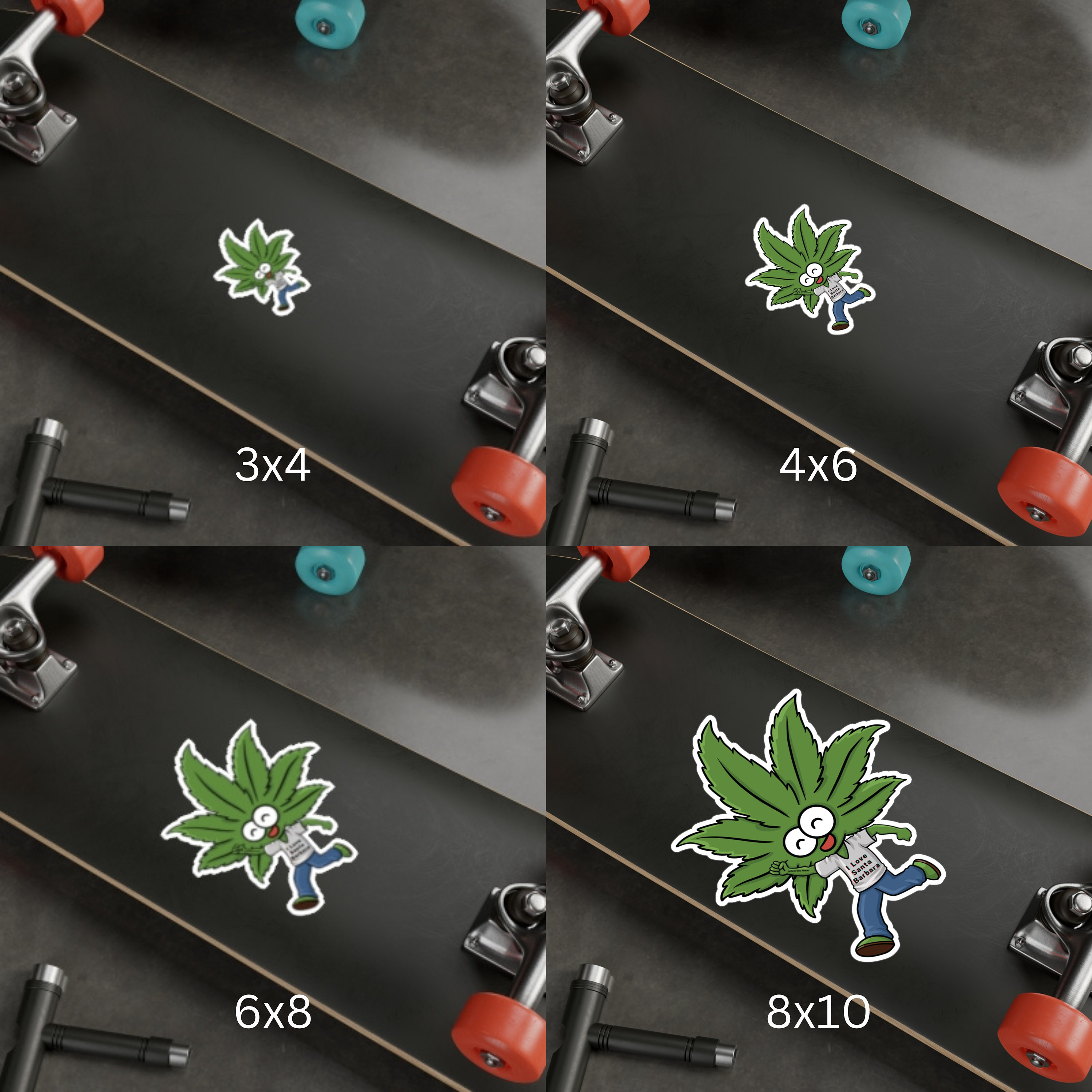 Kiss Cut Weed Vinyl Decals Bud The Weed Head Kiss Cut Vinyl Decals