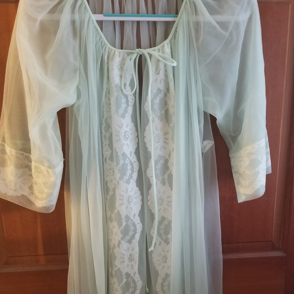 Mint Green Nightgown - Etsy