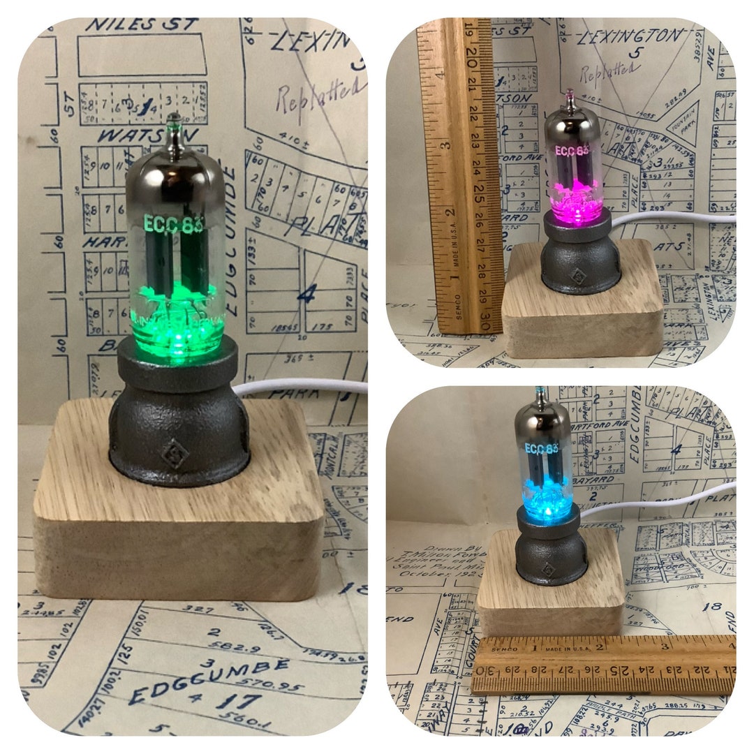 Mini Vacuum Tube Night Light LED Color Change AMP Tube Light - Etsy