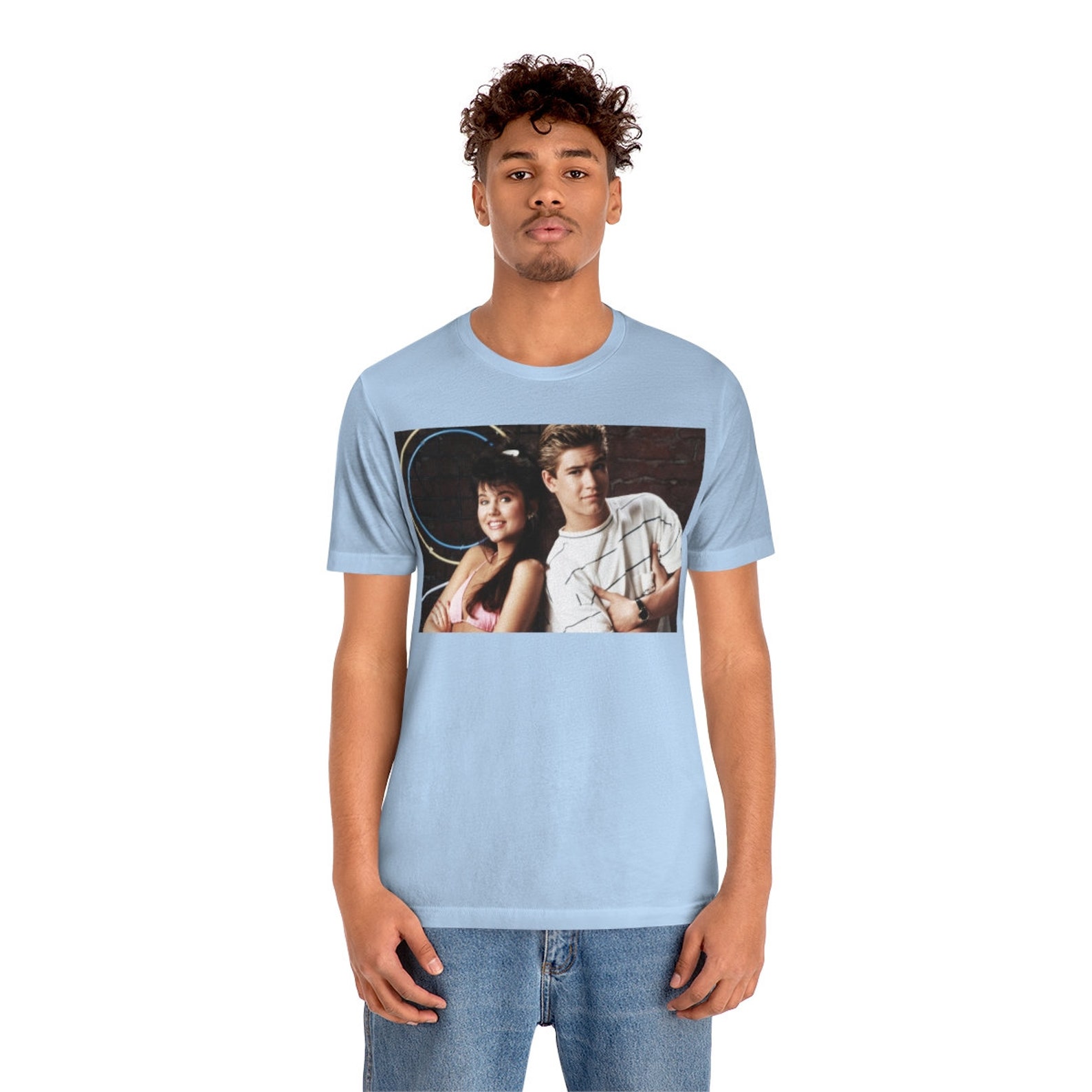 Zack Morris and Kelly Kapowski T-shirt Saved by the Bell - Etsy
