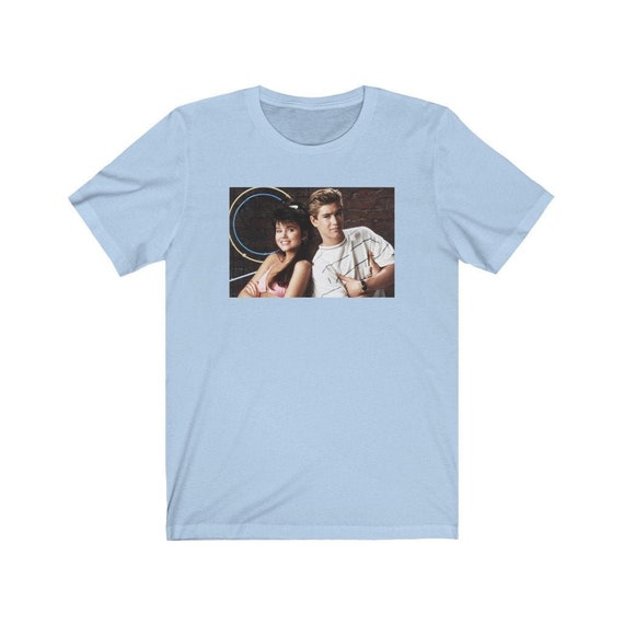 Zack Morris and Kelly Kapowski T-shirt Saved by the Bell | Etsy