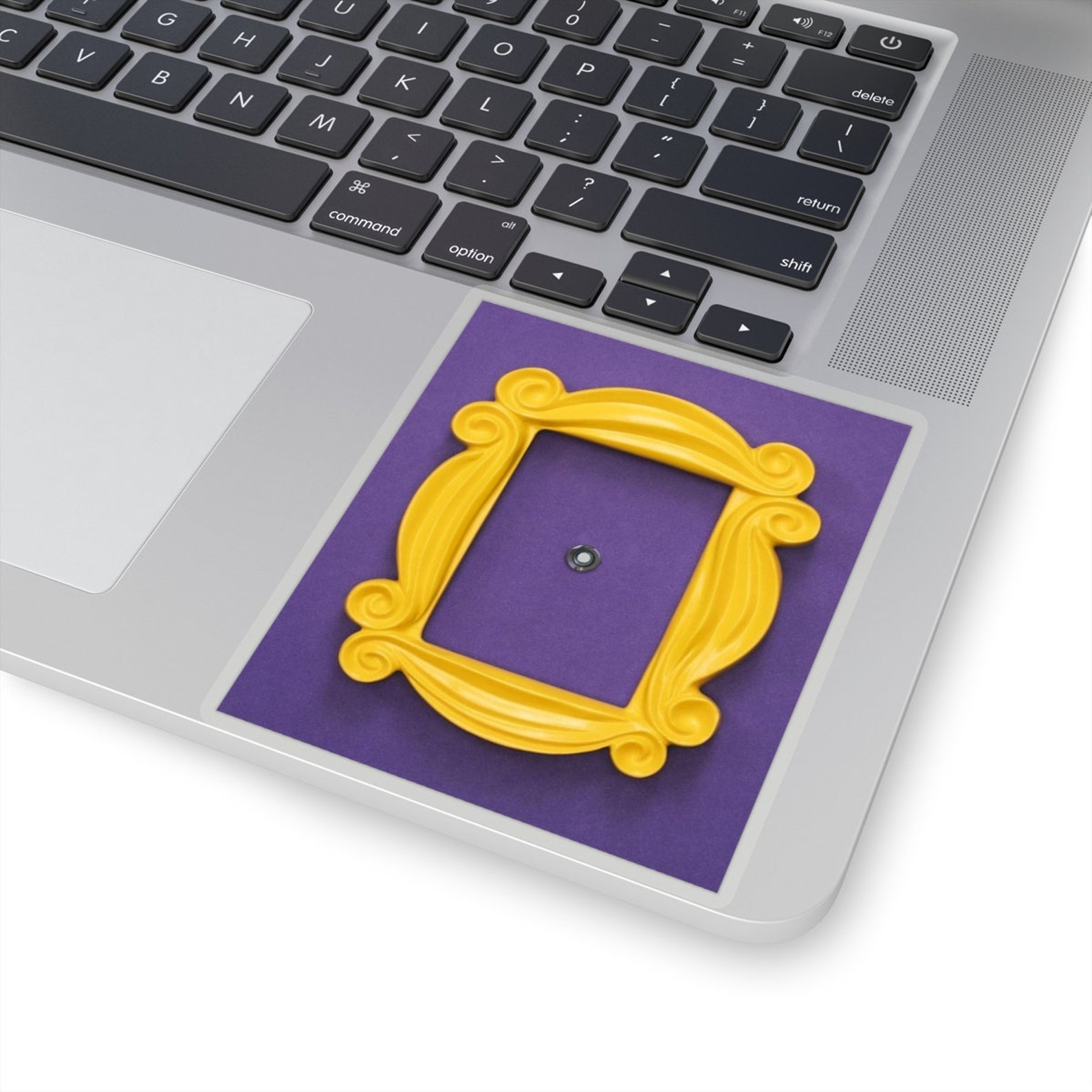 Friends Picture Frame Sticker - Iconic Purple Door Peephole Picture ...