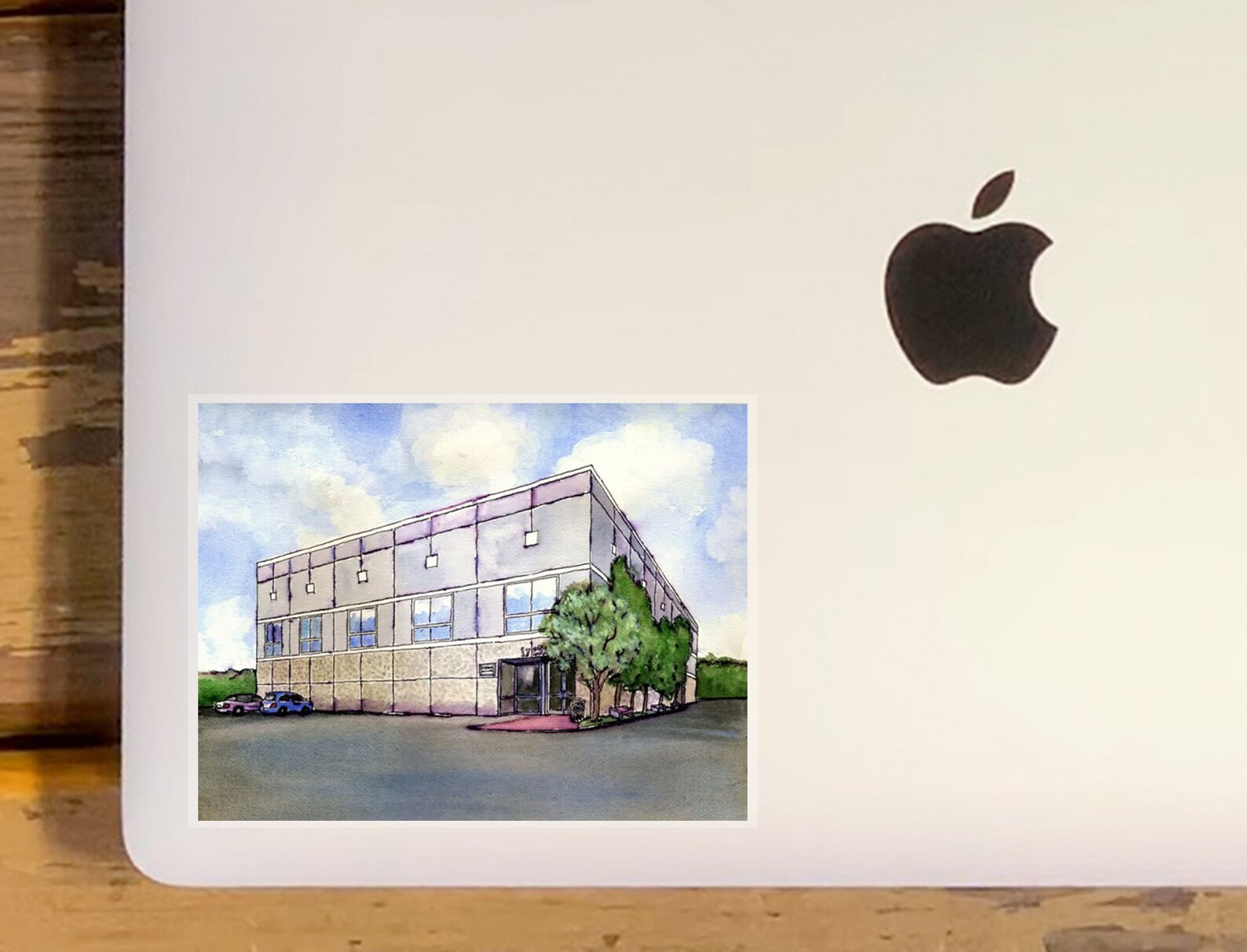 The Office Sticker Pam's Watercolor of the Office | Etsy