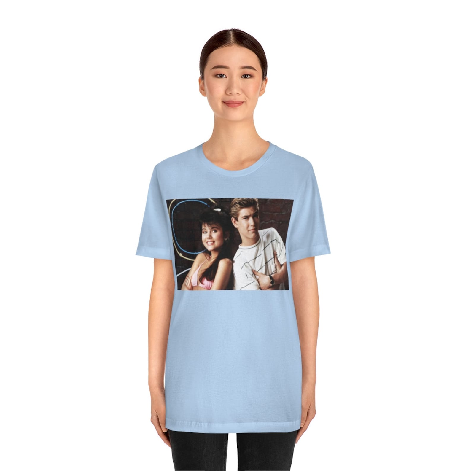 Zack Morris and Kelly Kapowski T-shirt Saved by the Bell - Etsy