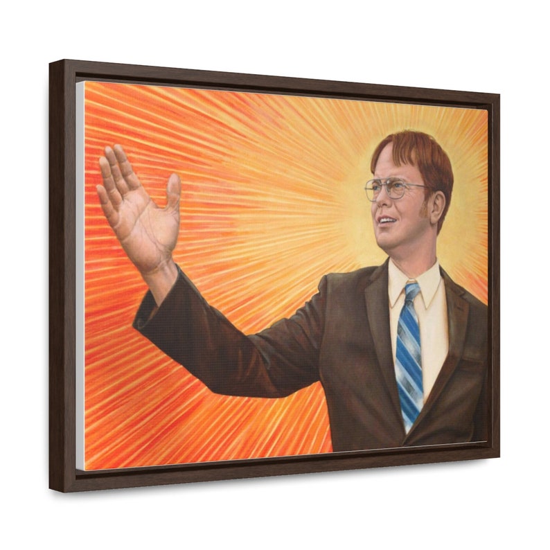 The Office Wall Art Portrait of Dwight Schrute 16x12 - Etsy