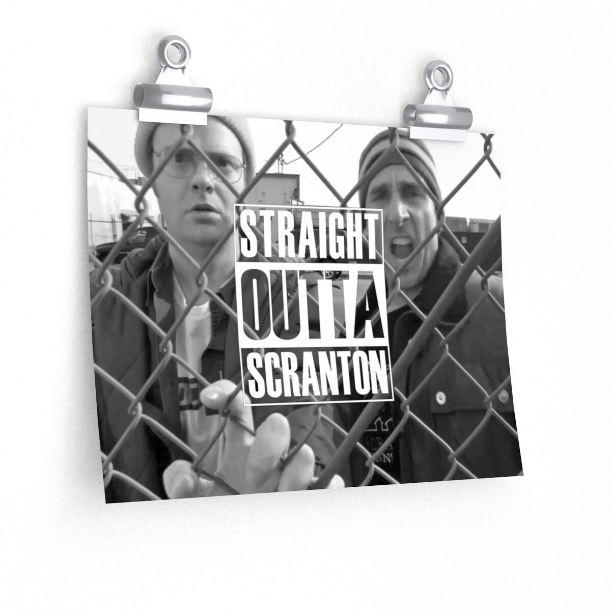 The Office Wall Art - Straight Outta Scranton - Electric City Mock ...