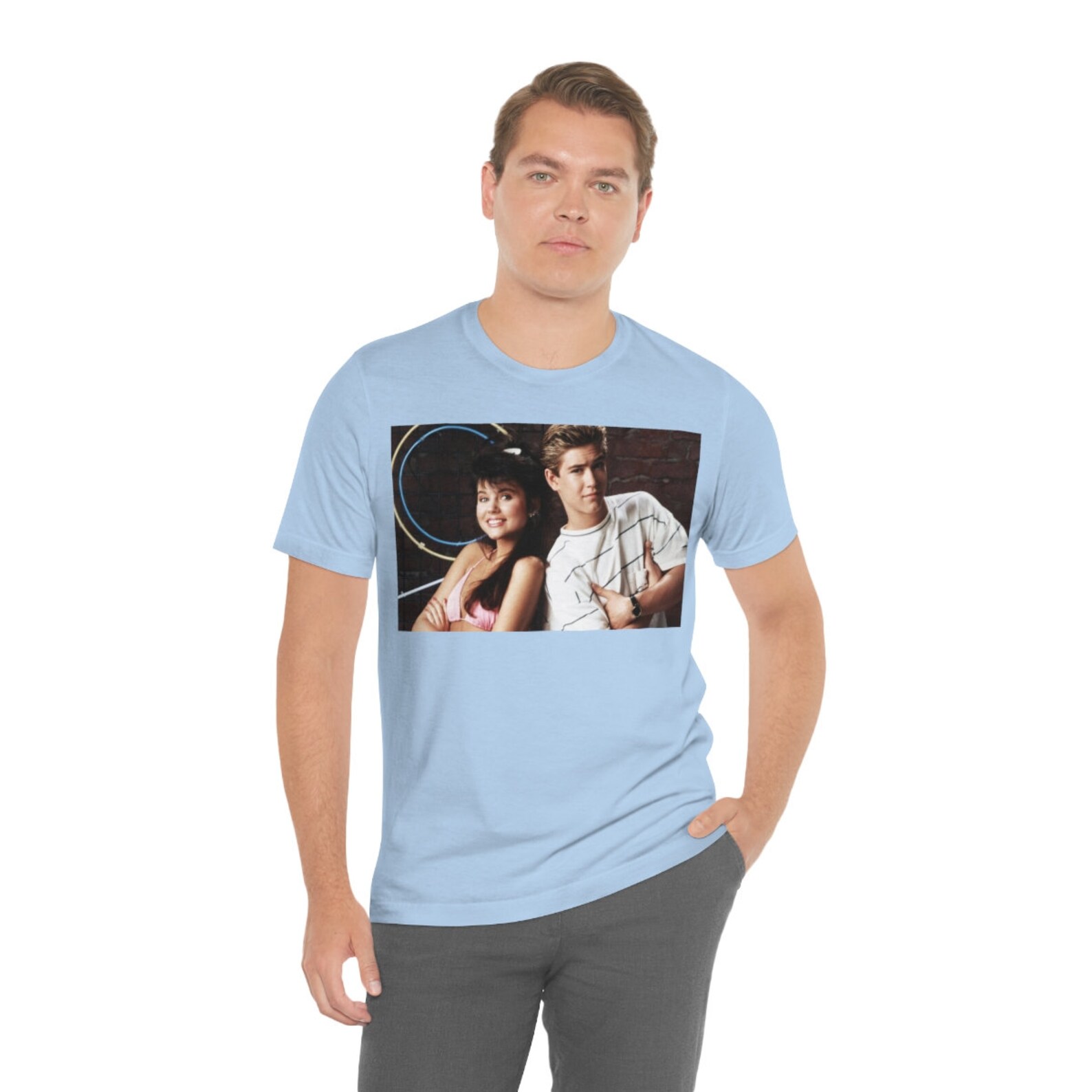 Zack Morris and Kelly Kapowski T-shirt Saved by the Bell - Etsy