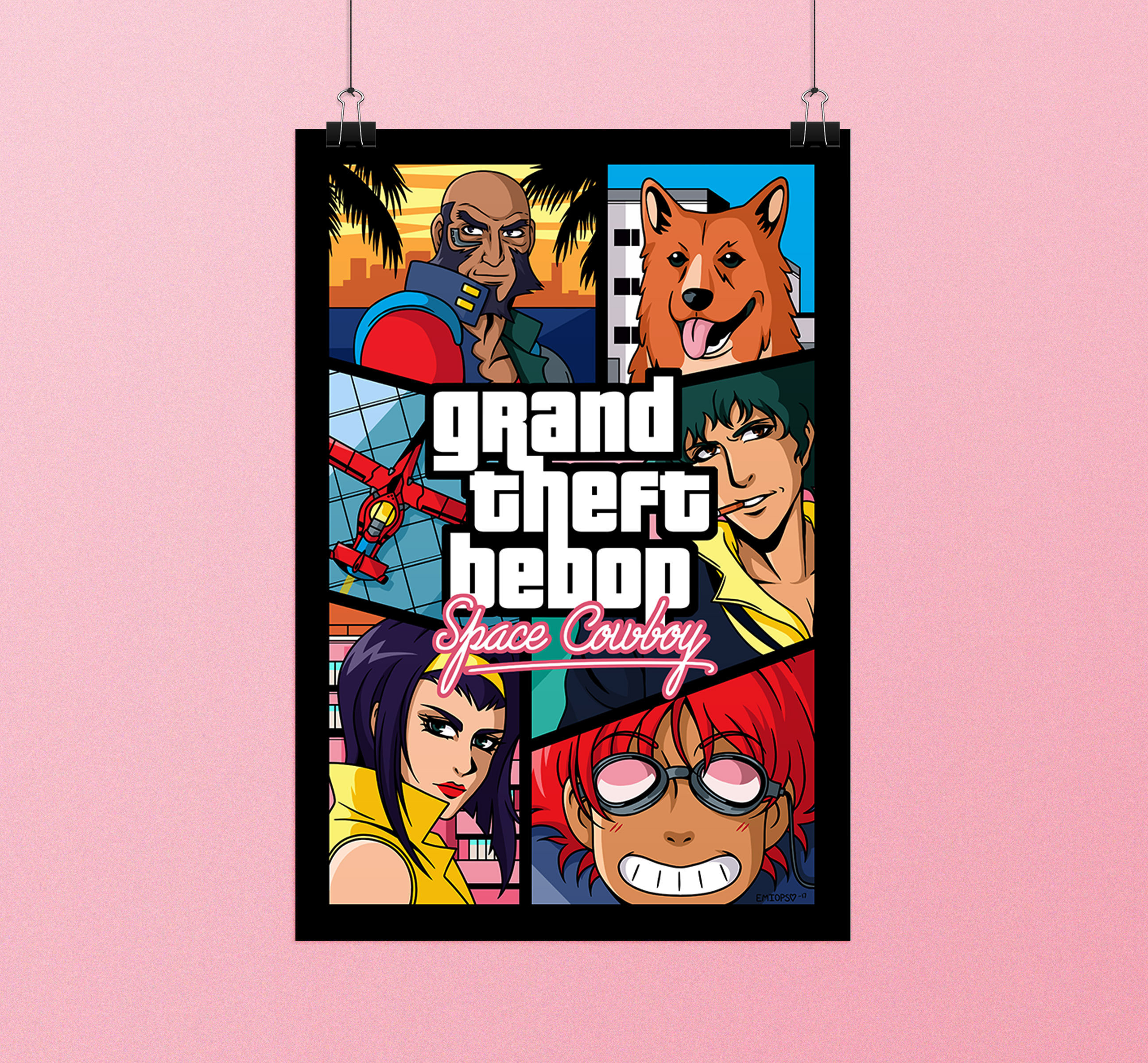 Retro Bebop Game Poster 13x19 and New Mini-print Size - Etsy